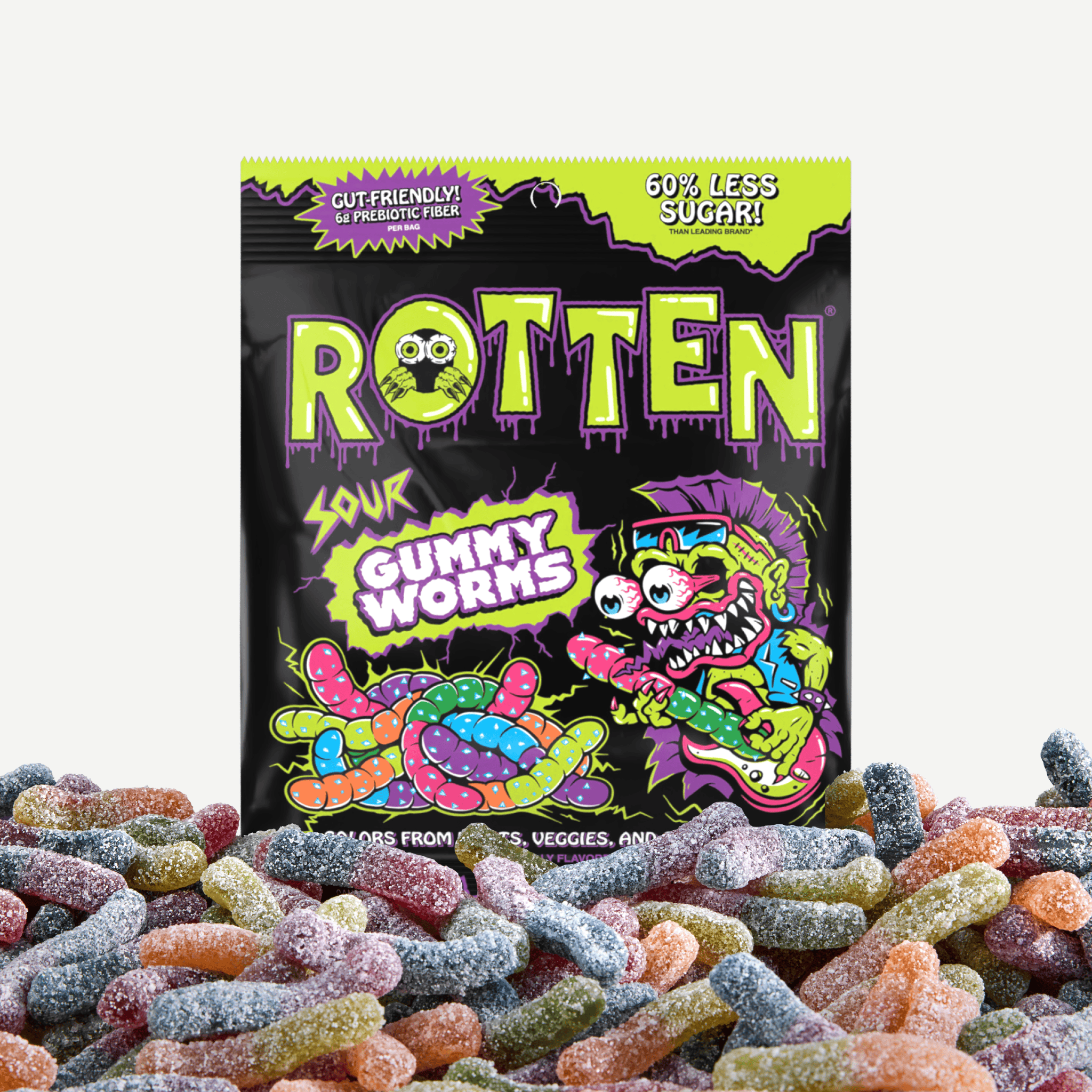 Gummy Worms | Sour Gummy Worms | Weird Candy | Rotten™